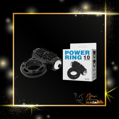 Pretty Love Black Power Ring CR-021